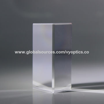 China2020 hotsale optical K9 crystal glass triangular prism 30*30*50mm ...