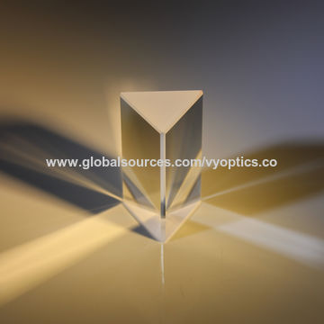 China2020 hotsale optical K9 crystal glass triangular prism 30*30*50mm ...
