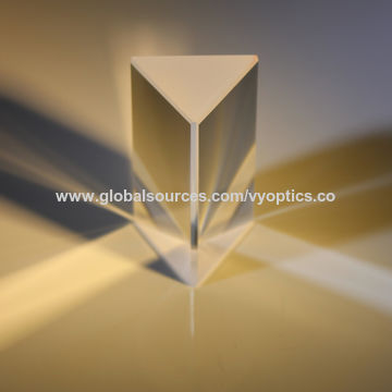 China2020 hotsale optical K9 crystal glass triangular prism 30*30*50mm ...
