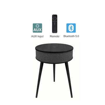 China Speaker Sound table Round shape Audio Table with BLUETOOTH ...