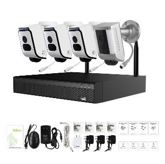 Smart home CCTV 3MP POE IP Camera Kit, POE NVR KIT POE CAMERA POE CCTV ...