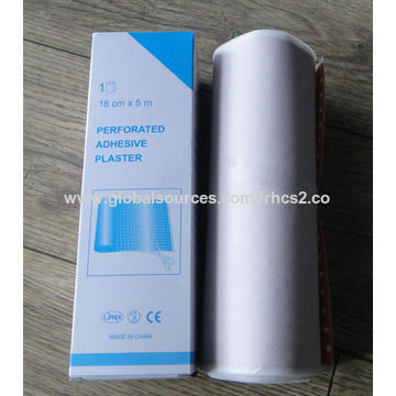 ChinaZinc Oxide Adhesive Plaster, With Porous And Perforate Tape 18cm x ...