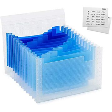 China Black Poly Expanding File with pockets on Global Sources