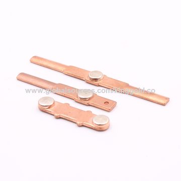 China OEM Electrical Stamping Copper Silver Contact Rivet for Switch ...