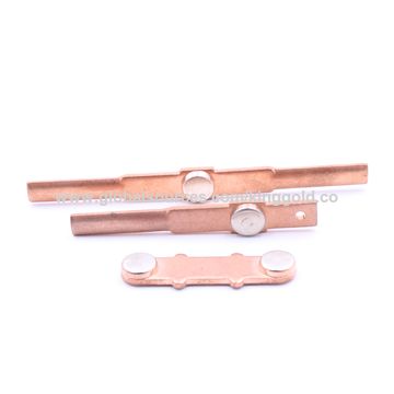 China OEM Electrical Stamping Copper Silver Contact Rivet for Switch ...