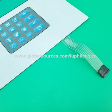 China Customize Metal Dome Tactile Membrane Switch Membrane Keypad with ...
