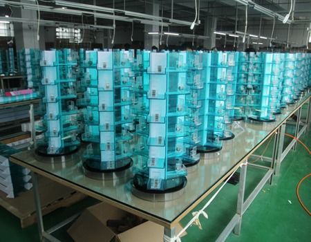 China Professional Design 360 Degree Led Light Acrylic Rotating ...