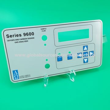 China Customize Gas Analyzer Front Tactile Keys Membrane Switch ...