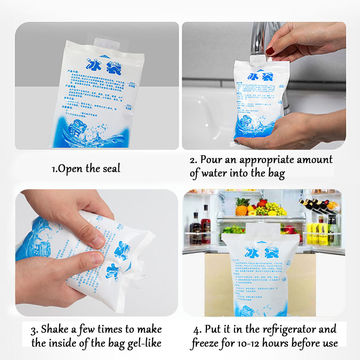 China Ice packs,Food packing wrap fresh delivery custom reusable gel ...