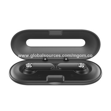 China Bluetooth Metal TWS earbuds with charging case, slim and light ...