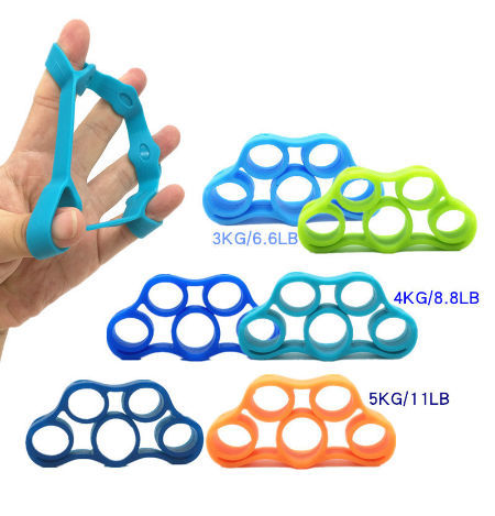 China Custom silicone tension trainer finger puller fitness ...
