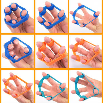 China Custom silicone tension trainer finger puller fitness ...