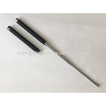 China Rubber Handle Police Extendable Baton with nylon holder on Global ...