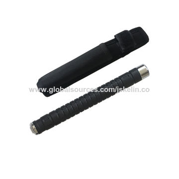 China Rubber Handle Police Extendable Baton with nylon holder on Global ...