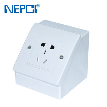 China Surface mount RJ45 junction box 86x86x73, desktop CAT5 CAT6 UTP ...