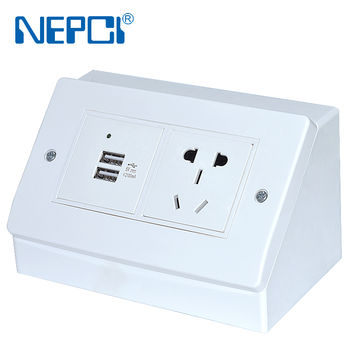 China Surface mount RJ45 junction box 86x86x73, desktop CAT5 CAT6 UTP ...