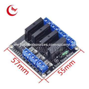 China Arduino pcb board 5V relay 1 2 4 8 channel OMRON SSR high low ...