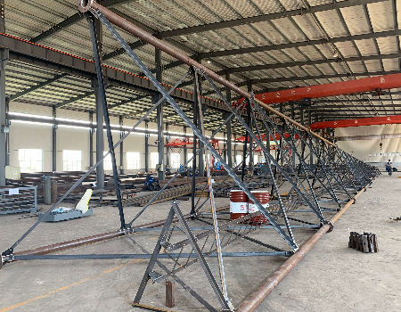 China Self-Support Galvanized Tubular Steel Communication Telecom Tower ...