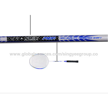 China Aluminum alloy badminton racket metal baking lacquer two-color ...