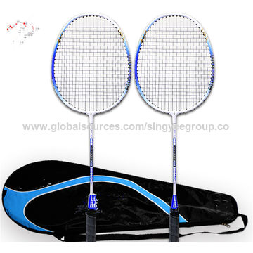 China Aluminum alloy badminton racket metal baking lacquer two-color ...