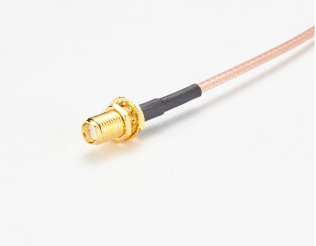 China SMA Male Plug to SMA Female Panel Mount RG316 Cable Adapter for ...