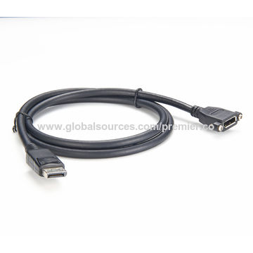 China 20 pin DP DisplayPort Extension Panel Mount Cable on Global ...