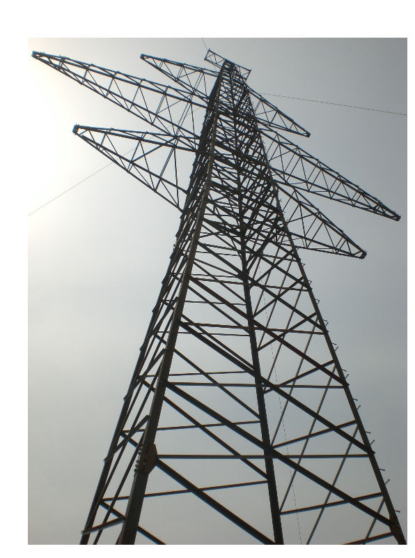 China 10M-100M Fabricated Galvanized Lattice Steel Power Electric ...
