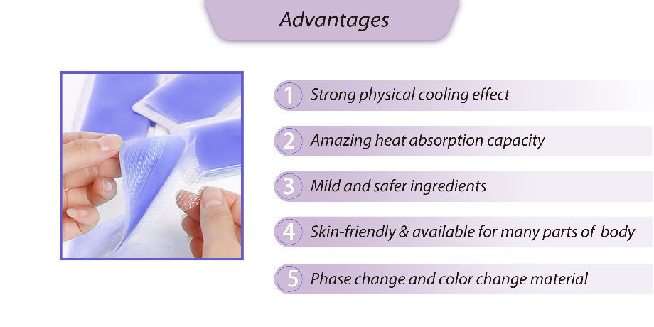 FDA CE certificate baby cooling gel pads fever reduce pads hydrogel ...