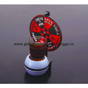China LANGGE Tabletop Spin The Shot Drinking Wheel Games Wheel Of Shot ...