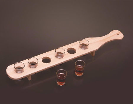 China LANGGE Tabletop Shot Glasses Wooden Paddle Wooden Board Shot ...
