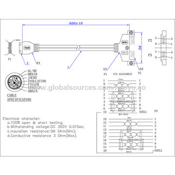 China USB 3.0 20pin wire 2 * USB3.0 double copper wire 0.6m on Global ...