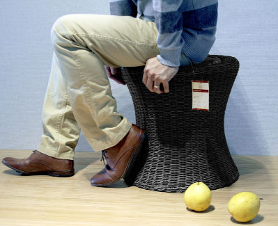 Vietnam Rattan stool on Global Sources