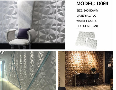 Plastic exterior wall panel eco friendly interior design materials pvc ...