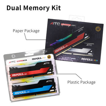 Taiwan AITC RGB DDR4 16GB (8GBX2) Dual memory kit 3200MHz for eSports ...