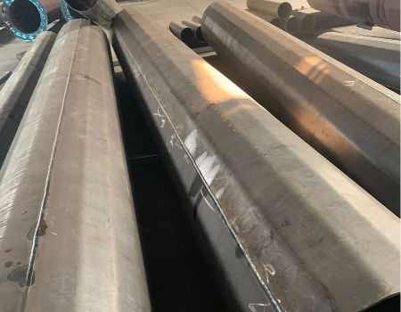 China 10M-100M Galvanized Steel Wind Turbine power Flange Tower ...