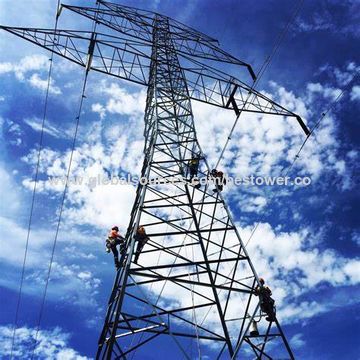 China Prefab 10M-150M Hot Galvanized Lattice Steel Structure Power ...