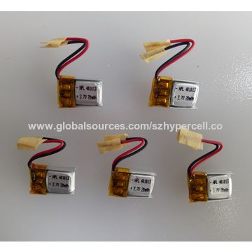 China Lithium-polymer Battery, HPL401013 3.7V/20mAh, IoT, Smart ...