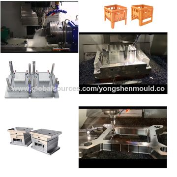 China Plastic storage stack tote bin, injection mold tooling can be ...