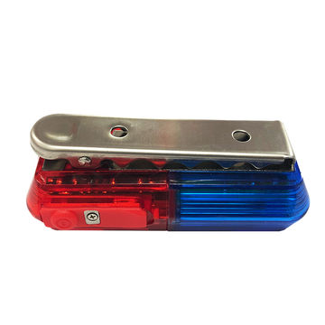 China LED flashing traffic police warning shoulder light Gravity sensor ...