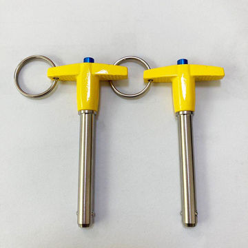 China Stainless steel hardware quick release ball lock retaining ring T ...