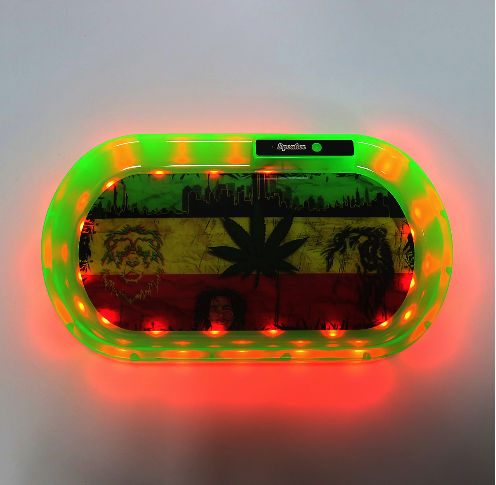 China LED Weed mini Roller Acrylic Plastic Led Glow Tobacco Bluetooth ...