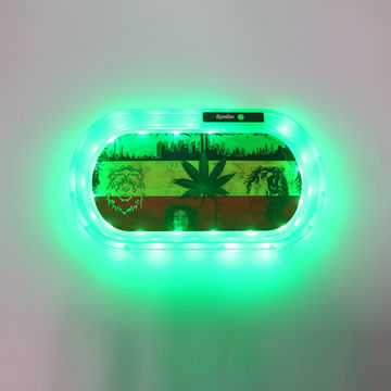 China LED Weed mini Roller Acrylic Plastic Led Glow Tobacco Bluetooth ...