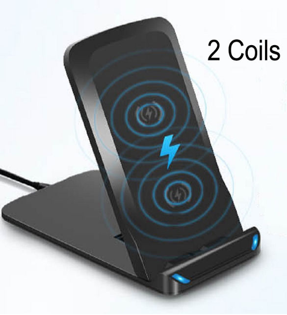 10W 5W Wireless Charger Ultra Thin Mini Fast charging Cell Phone ...