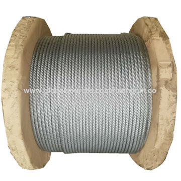 China 6x25FI+IWRC Non Spin Galvanized Steel Cable 6-48mm For Hauling ...