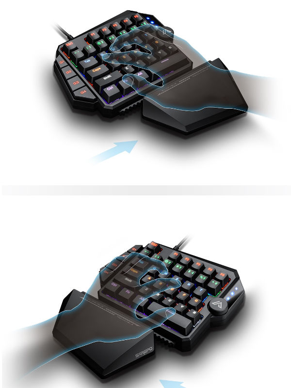 China Professional Mini Gaming Keypad With 3C Backlight keyboard on ...