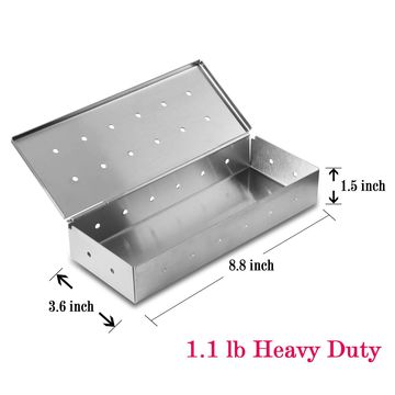 China Smoker Box for BBQ Grill Wood Chips on Global Sources,Smoker box ...