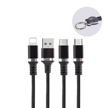 ChinaNew style usb cable 3 in 1 Multi charger, 3 headed data cable for ...