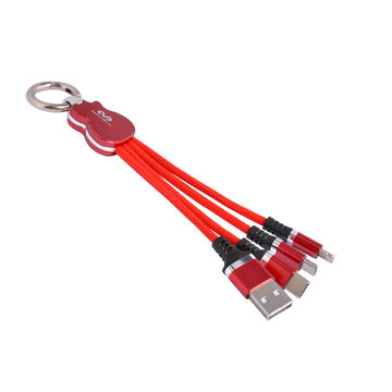 ChinaNew style usb cable 3 in 1 Multi charger, 3 headed data cable for ...