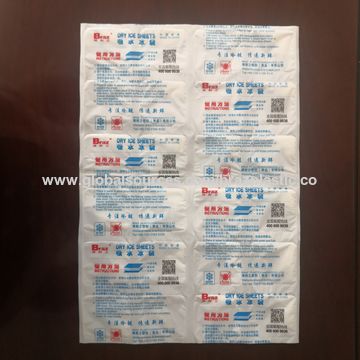 China Custom cold dry ice pack sheet for food cooling delivery dry ice ...