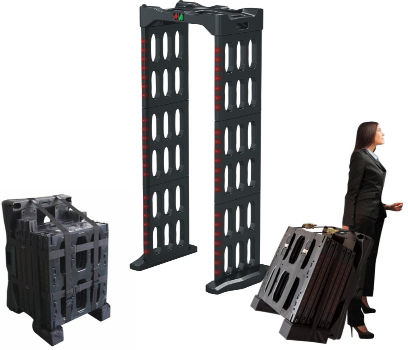 China OEM manufacturer of portable walk through metal detectors on ...